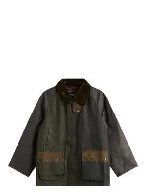 Barbour Patchwork Waxed Cotton Jacket - Black