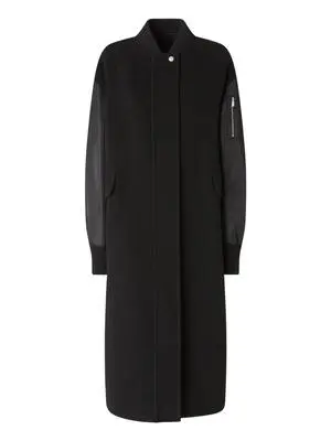 Pinko Long Sleeved Coat - Black