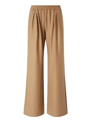 PINKO Pinko Pleated Elastic-Waist Wide-Leg Trousers