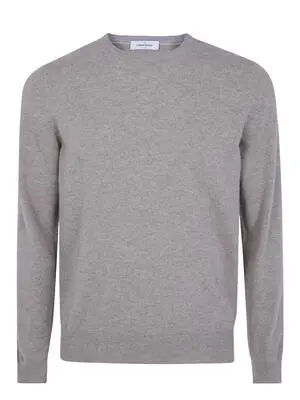 GRAN SASSO Crew Neck Sweater Sand