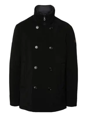 Peuterey Detachable Bib Double-breasted Jacket - Black