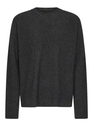 UMA WANG Long-sleeved Crewneck Shirt - Black
