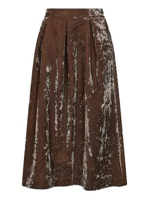UMA WANG Pleated Skirt - Black