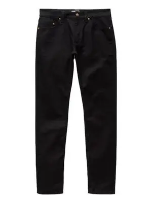 Versace Medusa Embroidered Slim Jeans - Black