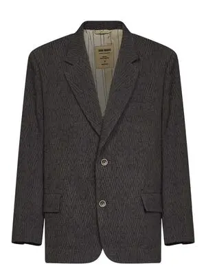 UMA WANG Single-breasted Blazer - Black