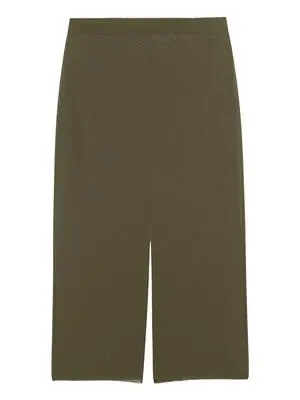 THE FRANKIE SHOP Suva Sheer Skirt - Khaki