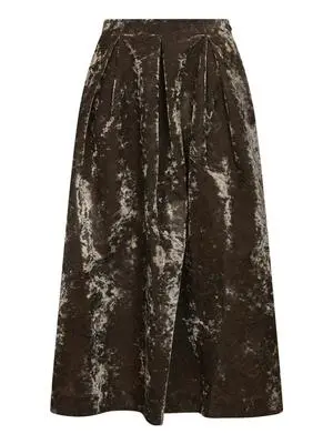 UMA WANG Pleated Skirt - Black
