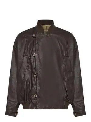 UMA WANG Leather Jacket - Black