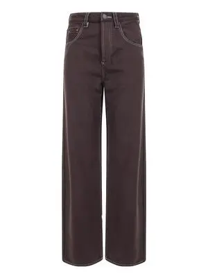UMA WANG Wide Leg Trousers - Brown