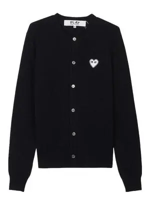 Comme Des Garçons Long-sleeve Cardigan - Black