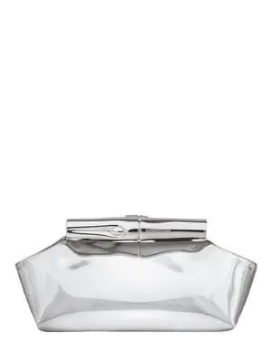 Longchamp Le Roseau S Pouch - Silver