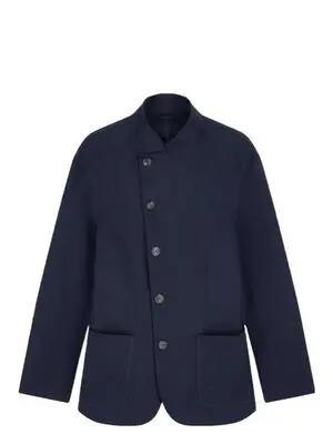 EMPORIO ARMANI Emporio Armani Long-Sleeved Button-Up Jacket