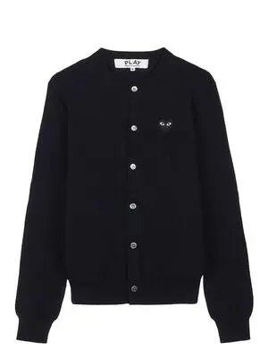 Comme Des Garçons Long Sleeve Cardigan - Black
