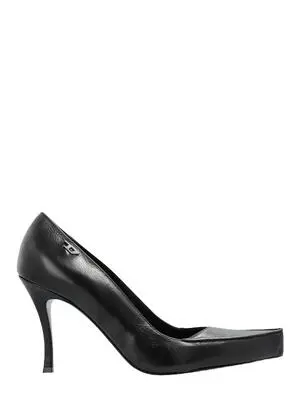 DIESEL® D-lucette Leather Pointed Toe Pumps - Black