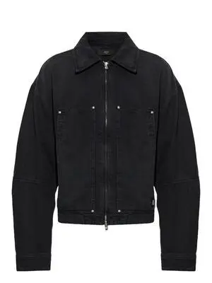 AMIRI Amiri Boxy Zip-Front Denim Jacket