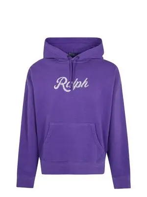 Polo Ralph Lauren Drawstring Hooded Sweatshirt - Purple