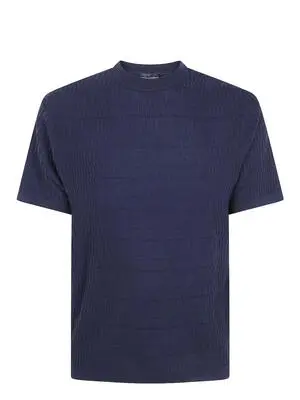 EMPORIO ARMANI Short-sleeved Knit T-shirt