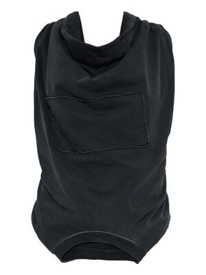 MAISON MARGIELA Twist Detailed Top - Black
