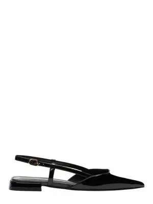 STUART WEITZMAN Vinnie Slingback Flat - Black
