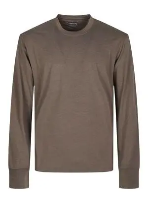 TOM FORD Long-sleeve T-shirt Green