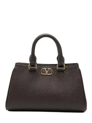 Valentino Garavani Vlogo Signature Mini Tote Bag - Brown