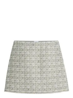 Dior Macrocannage Miniskirt - Grey
