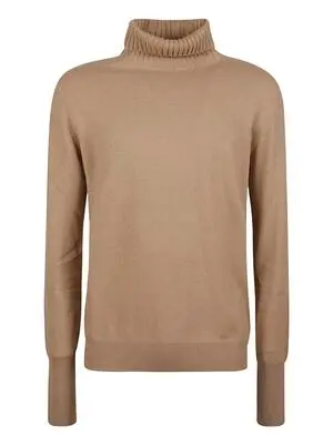 BALLANTYNE T Neck Sweater Nude