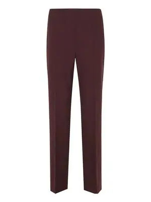 Alberta Ferretti Creased Casual Trousers - Red