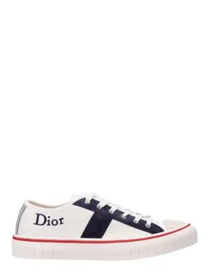 Dior Dior Hooper Low-Top Canvas Sneakers White