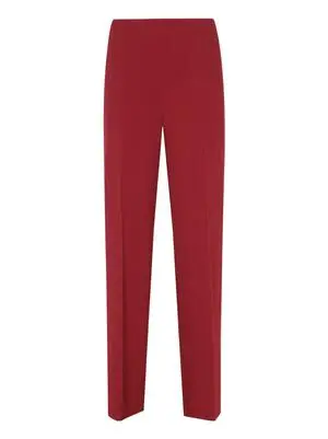 Alberta Ferretti Draped Casual Trousers - Red
