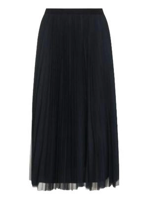 Fabiana Filippi Pleated Tulle Skirt - Black