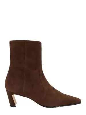 STUART WEITZMAN Stassi Zip Bootie 50 - Cigar