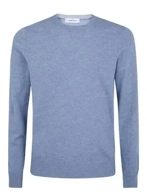 GRAN SASSO Crew Neck Sweater - Light Blue