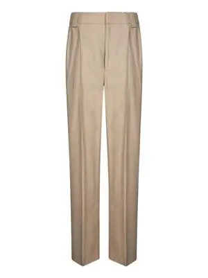 DONDUP Pressed-crease Trousers - Nude