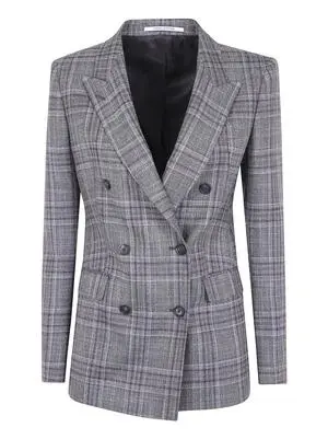 Tagliatore J-parigi' Double Breasted Fit Jacket - Gray