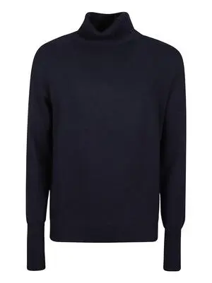 BALLANTYNE High Neck Sweater - Navy