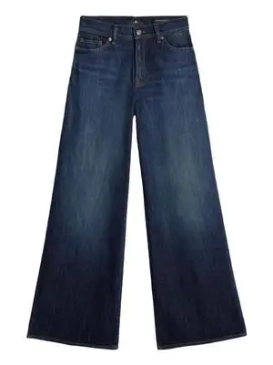7 For All Mankind 7 For All Mankind Wide-Leg Jeans Blue