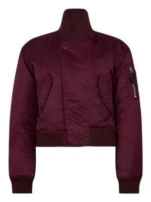 Dsquared2 Aviator Wash 80's Kiodo Bomber - Bordeaux