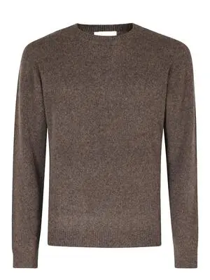 ROBERTO COLLINA Crew-neck Sweater - Brown