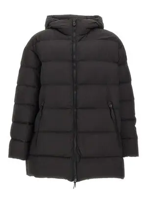 Peuterey Long-sleeved Down Jacket - Black