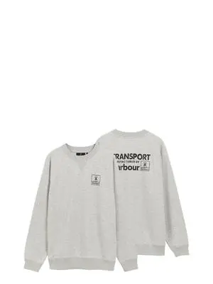 Barbour Oversized Sweatshirt - Grey