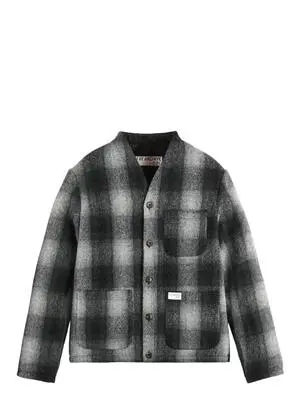 FAY Reversible Padded Wool Jacket - Grey