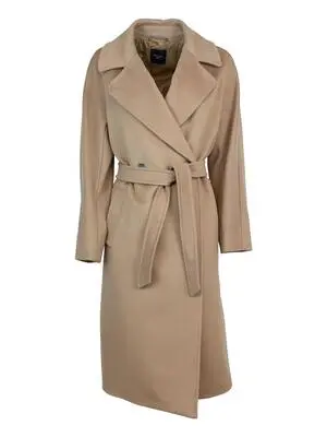Max Mara Resina Double-breasted Coat - Camel