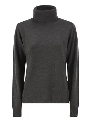 Max Mara Max Mara Studio Msteducata Roll Neck Knitted Sweater Black
