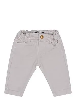 Balmain Belt Loop Pants - Gray