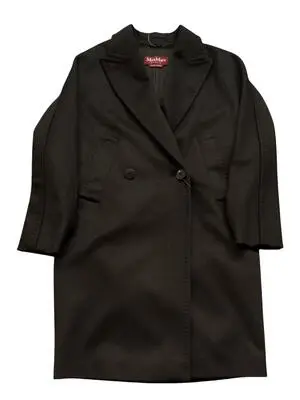 Max Mara Mastro Double-breasted Coat - Black