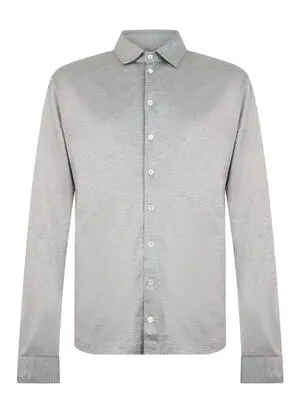 Herno Classic Long-sleeve Shirt Light Gray