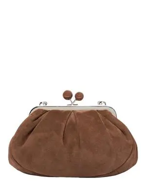 Max Mara Pasticcino Small Clutch Bag - Chocolate-colored