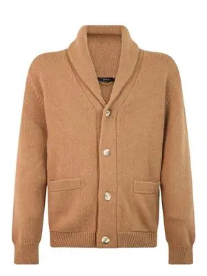 Herno Button-up Knit Top - Brown