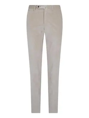 PT TORINO Tailored Trousers With Belt Loops - Nude
